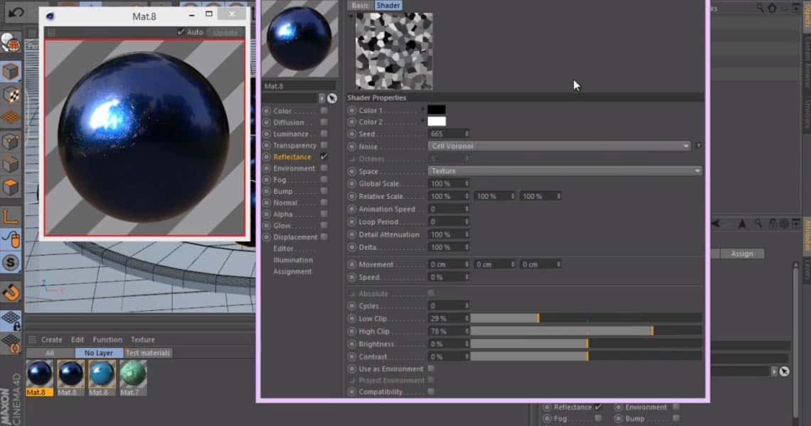 Trabalhando facilmente com Reflectance Channel no Cinema 4D – Layer ...