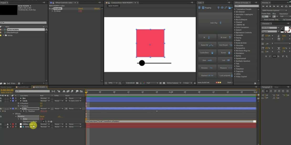 Use o DUIK Morpher como um slider no After Effects - Layer Lemonade