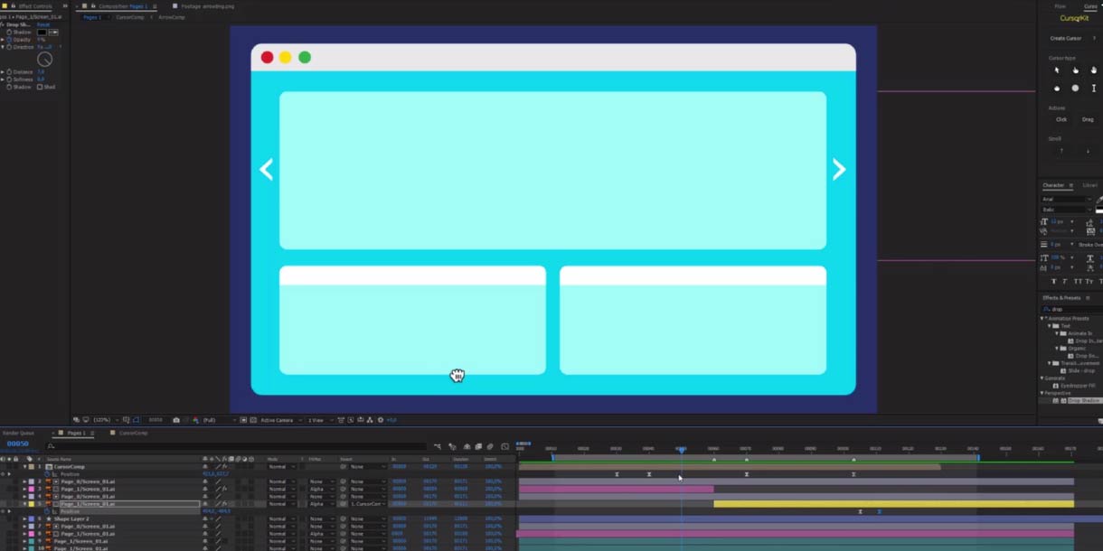 CursorKit cria animações de cursores no After Effects - Layer Lemonade