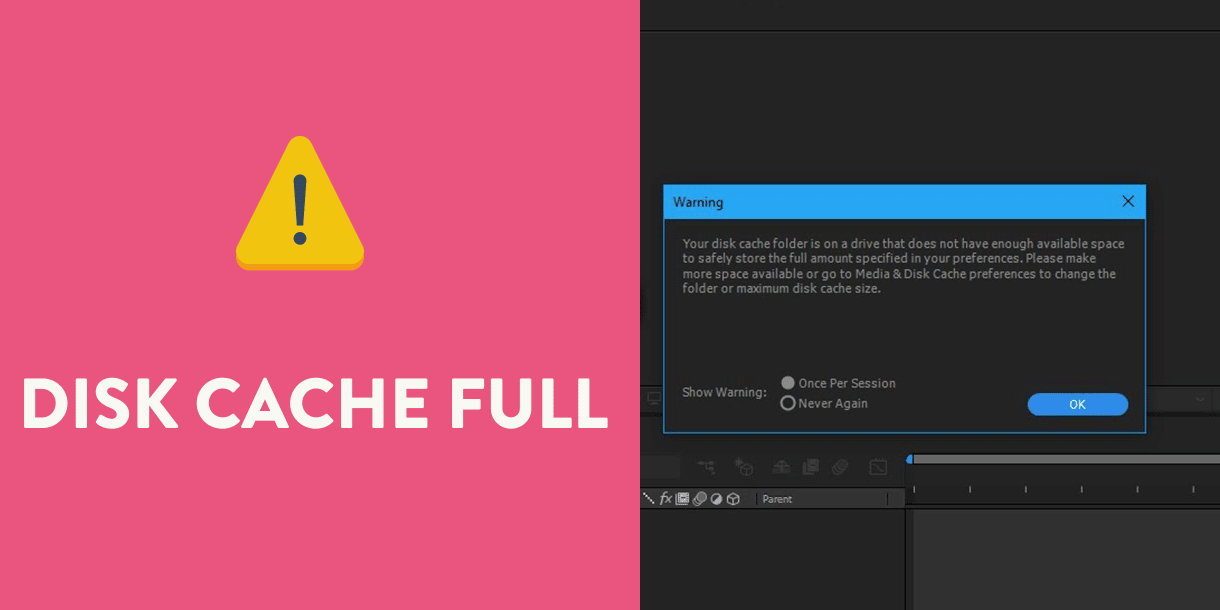 Disk Cache Full After effects - Layer Lemonade